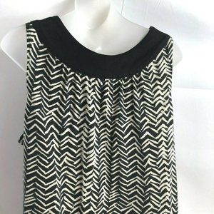 Studio Works | Tops | Studio Works Womens Sleeveless Zebra Striped Top ...